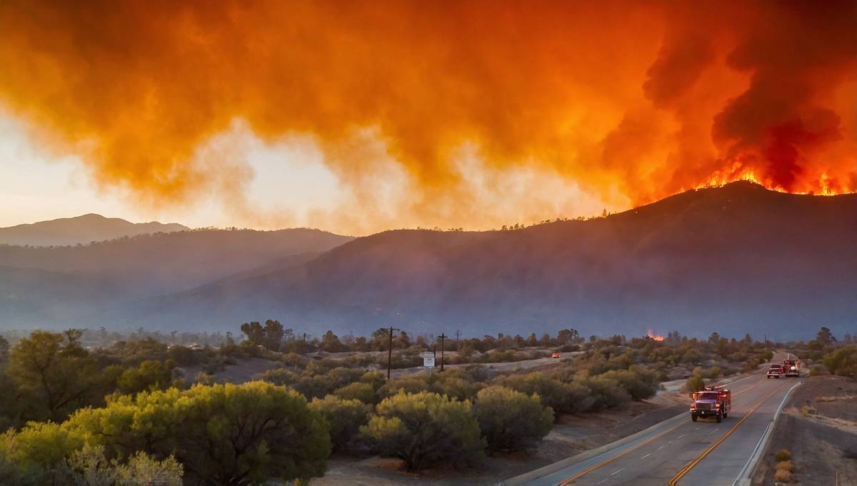 Cal Fire warns of evacuations in the eastern part of California due to ...