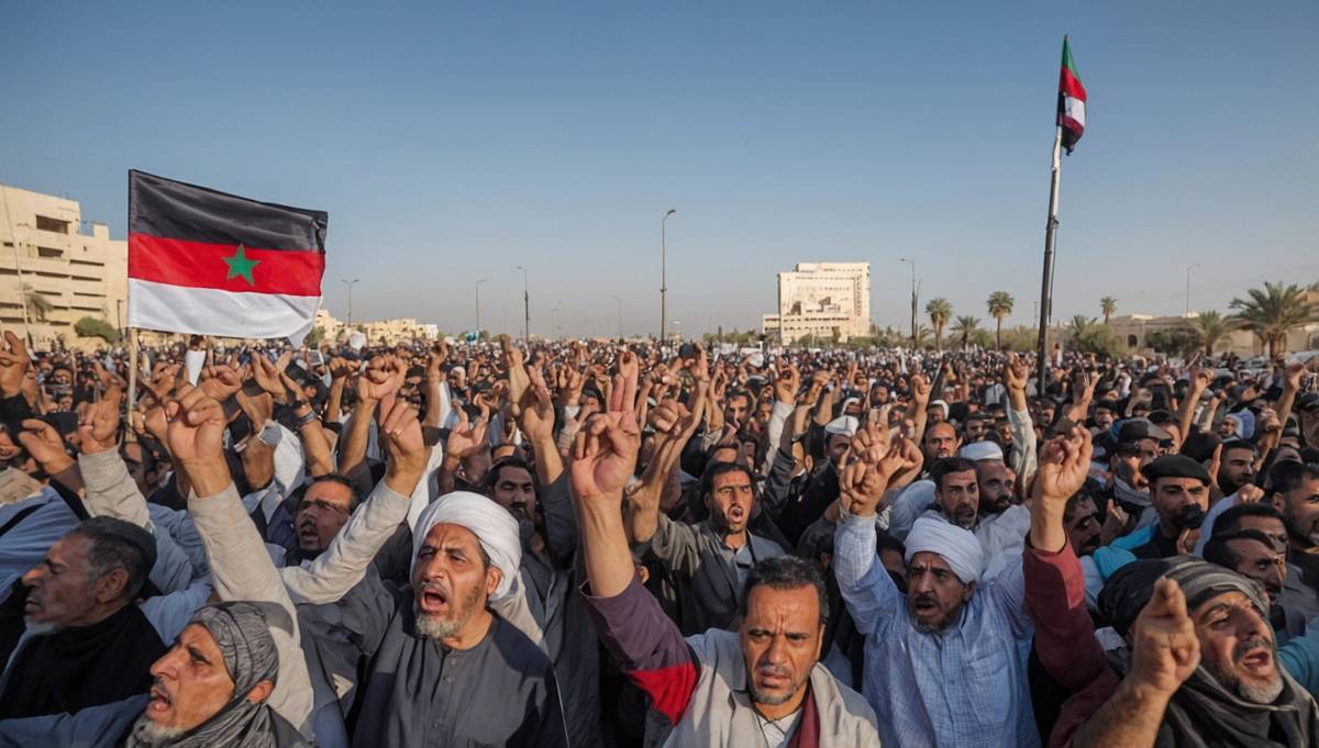 Libyan protesters call for the resignation of three ministers as they ...
